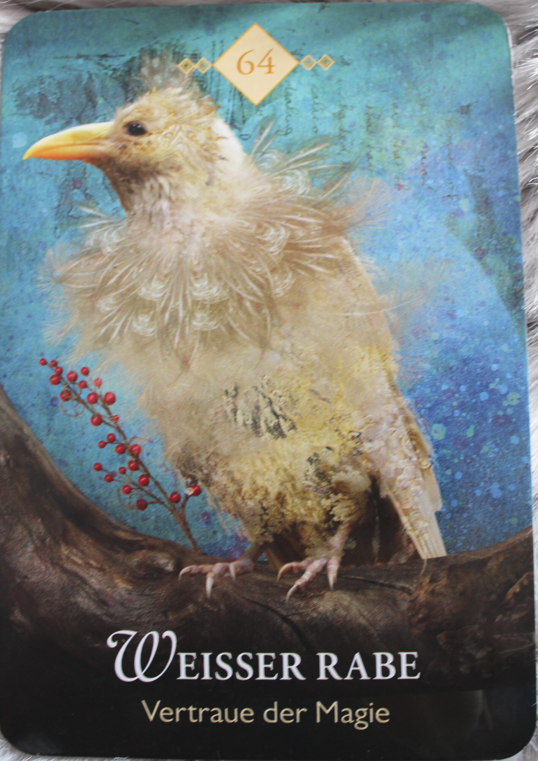 Dein Krafttier – 64 Weisser Rabe - Weil du stark bist